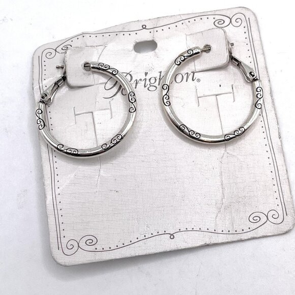 Brighton | Jewelry | Brighton Hoop Earrings 367 | Poshmark